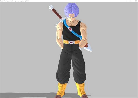 Dragonball Trunks Pose Dl By Ore1233 On Deviantart