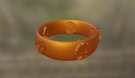 Free 3d File Mtg Mana Ring Token・3d Print Design To Download・cults