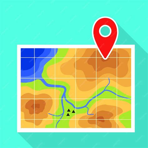 premium vector gps map pin icon flat illustration of gps map pin vector icon for web design