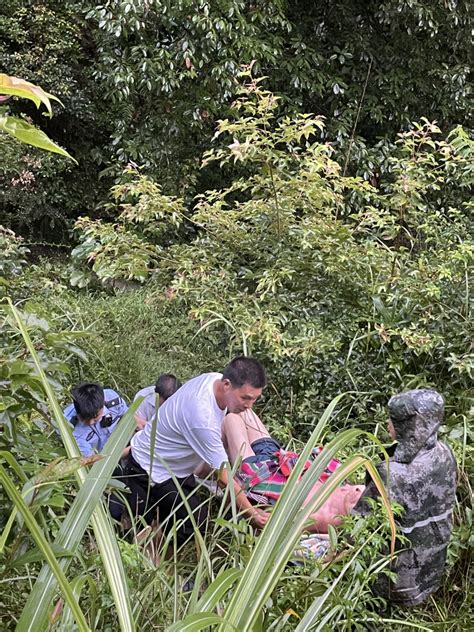 午后突降暴雨，永嘉一名老人失足摔下山林 新闻中心 温州网