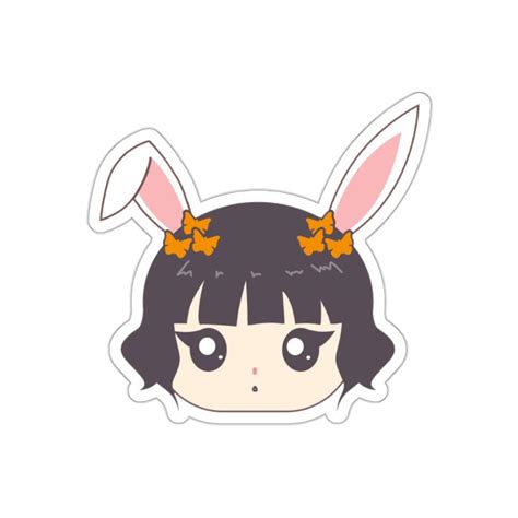 Hanni New Jeans Sticker Chibi Original Fanart By Fiomi Etsy