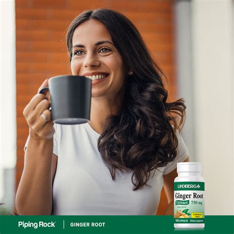 Ginger Root Extract 750 Mg 100 Capsules Lindberg