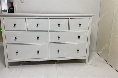 이케아 헴네스 8단 서랍장 화이트 기타가구 중고나라