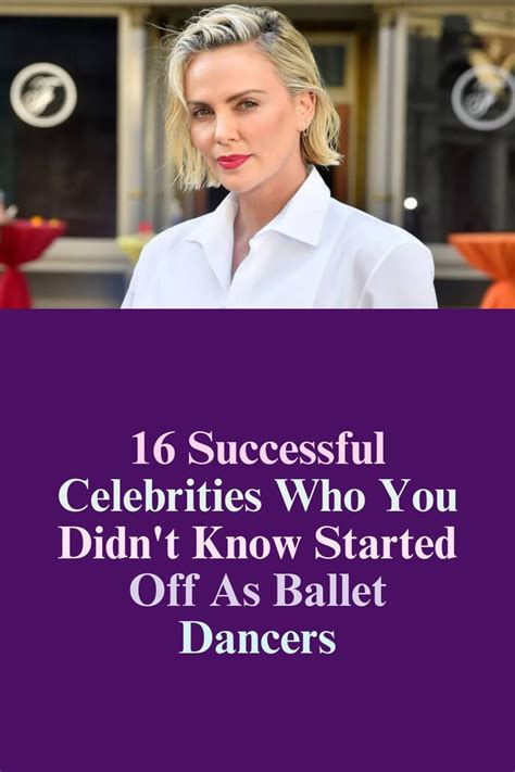 16 Successful Celebrities Who You Didn't Know Started Off As Ballet Dancers | Ballet dancers ...