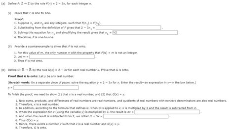 solved a define f z z by the rule f n 2 3n for
