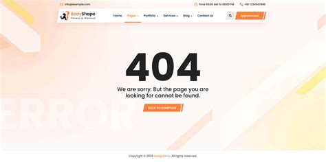 Bodyshape React Fitness Workout And Gym Template