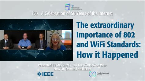 IEEE Milestone Celebration 50 Years Of The Internet