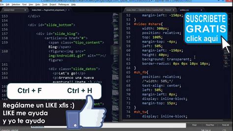 Sublimetext Emmet 23 Buscar Y Reemplazar Josecodfacilito Youtube