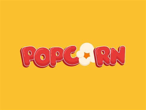 Popcorn Logo By Harley Leversha On Dribbble