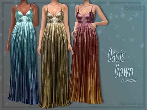 The Sims Resource Trillyke Oasis Gown