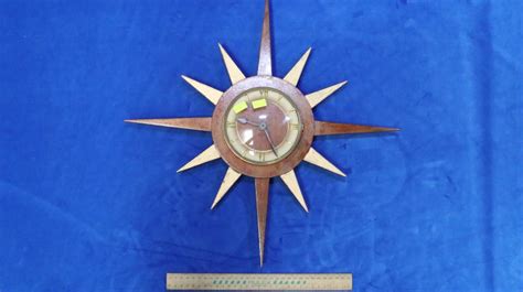 Lot Junghans Sunburst Wall Clock