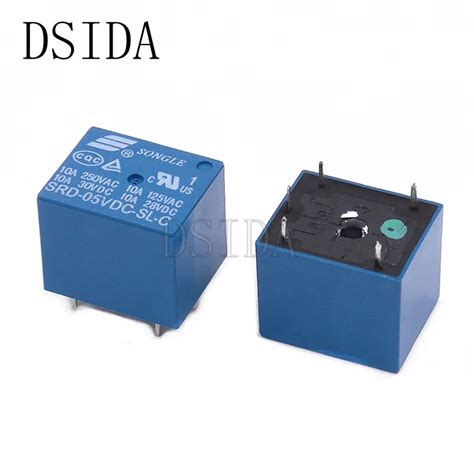 PCS High Quality V DC Power Relay SRD VDC SL C T V SRD VDC SL C Pin PCB Type In Stock