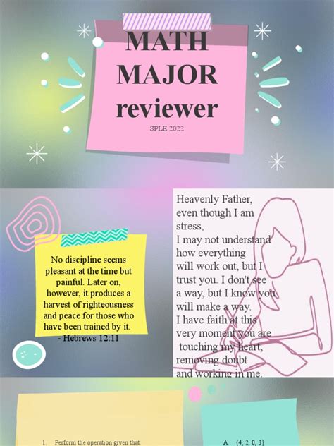 Math Major Reviewer Part 1 Pdf Geometry Mathematical Objects