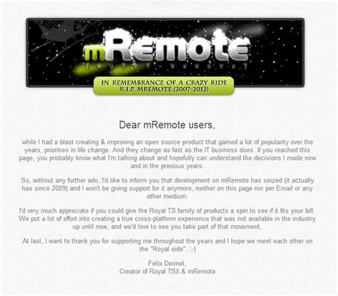 Open Source Fork Of MRemote Bauer Power Media