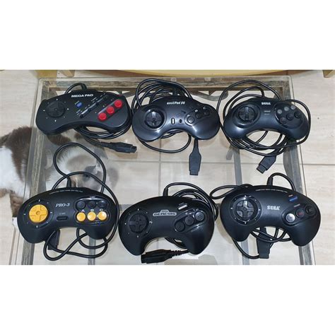 Controle Original Tectoy Mega Drive Shopee Brasil