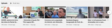 Mesmo suspenso canal de Bolsonaro no YouTube pode revelar vídeos que