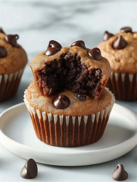 Ultimate Healthy Chocolate Chip Greek Yogurt Muffins