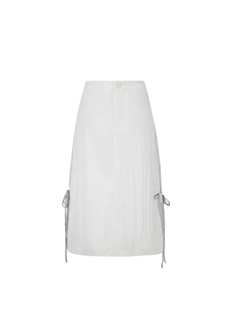 Bow Webbing Overalls Skirt Psylos 1