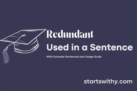 Redundant In A Sentence Examples 21 Ways To Use Redundant