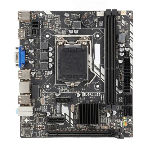 Placa Base H61m Placa Base Ddr3 De Interfaz Multimedia Hd De Doble