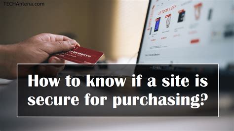 How To Know If A Site Is Secure For Purchasing