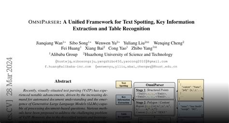 paper page omniparser a unified framework for text spotting key