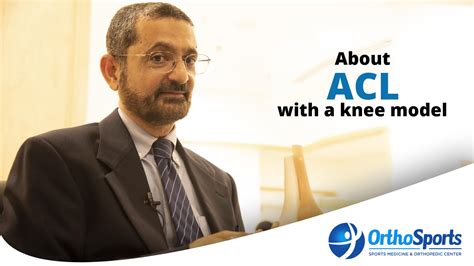 Understanding Acl With A Knee Model Best Orthopedic Hospital In Dubai