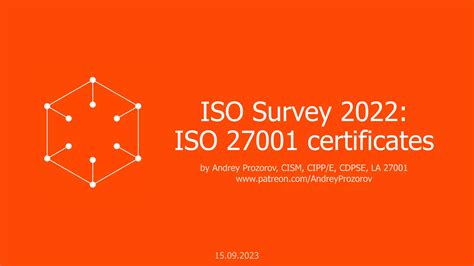 ISO Survey 2022 ISO 27001 Certificates ISMS PDF