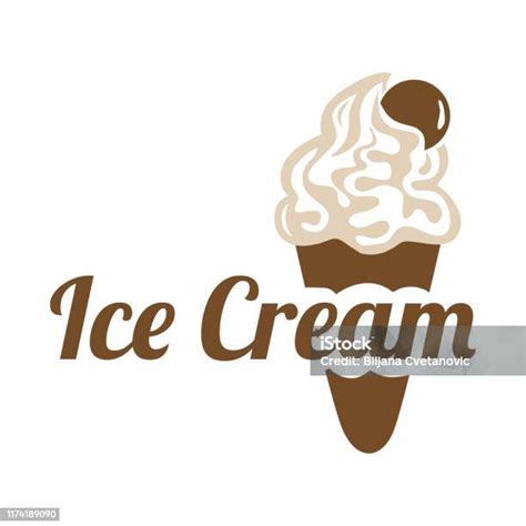 Ilustración De Helado Y Más Vectores Libres De Derechos De Barquilla De