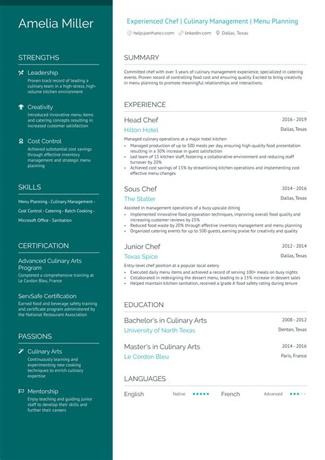 24 Catering Resume Examples That Got Jobs For 2025