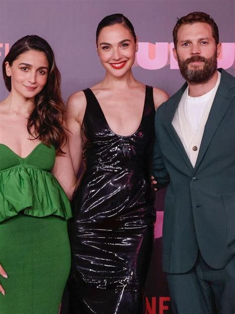 Alia Bhatt Poses With Gal Gadot And Jamie Dornan At Heart Of Stone