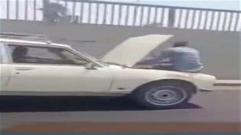 الداخلية تكشف ملابسات فيديو جلوس شخص أعلى كبوت سيارة مصراوى