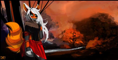Anthro Arctic Fox