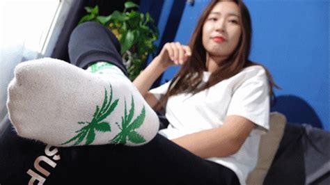 Sexy Asia Sole Vietnamese Model Qula`s Sex Foot Sock 4k Asian Fetish