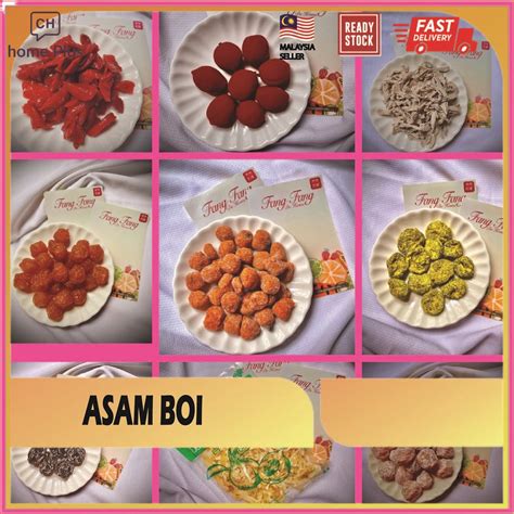 Halal 100gram Pelbagai Jenis Asam Boi Asam Plum Masam Manis