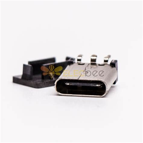 Usb Type C Port Female Vertical Type Smt Normal Packing