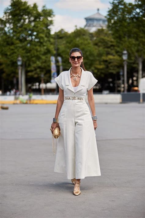 The Street Style Crowd Wore Plenty Of Polka Dots At Paris Couture Week Street Style Parisian