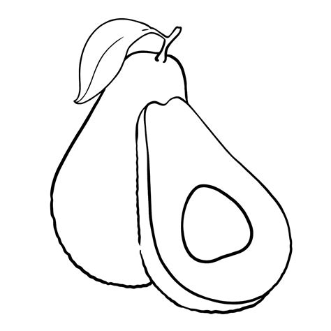 Dibujos Para Colorear De Aguacate Como Dibujar Un Aguacate Paso A Sexiz Pix