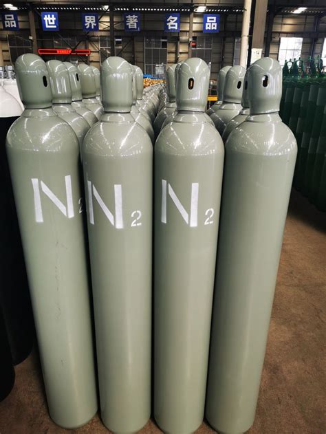 47l 150bar54mm High Pressure Vessel Seamless Steel Nitrogen N2 Gas