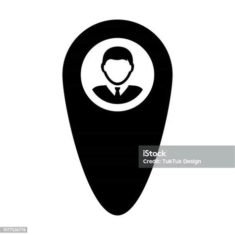 引腳圖示向量男性使用者個人資料頭像與位置地圖示記符號在平面彩色字形象形圖向量圖形及更多一個人圖片 一個人 人 偏遠的 Istock