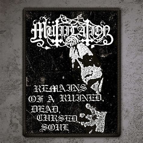 MUTIILATION Remains Of A Ruined Dead Cursed Soul Patch Metalkalve