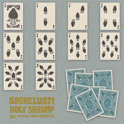 Sporelust Mushroom Playing Cards