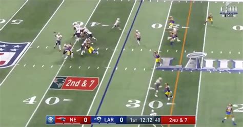 Tom Brady Throws Interception On His First Throw Of The Super Bowl Video