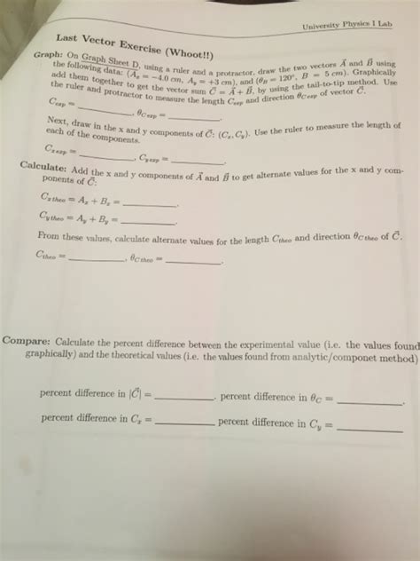 Solved On Graph Sheet D Using A Ruler And A Protractor Chegg
