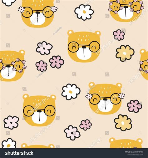 Animal Cute Pattern Vector Over 701397 Royalty Free Licensable Stock