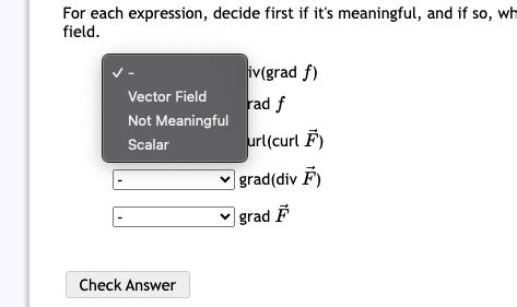 Solved Let F Be A Scalar Field A Function And F A Vector Chegg