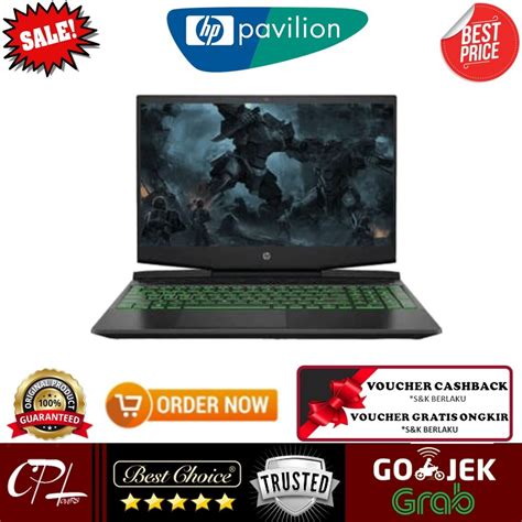 Jual Hp Pavilion Gaming Ec Ax Amd Ryzen H Ram Gb Ssd Gb Nvidia Geforce Gtx