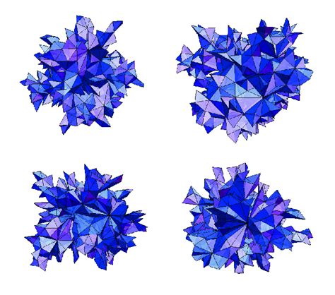 Various Max Volume Spacelike Slices From Simulation 1 Embedded Using