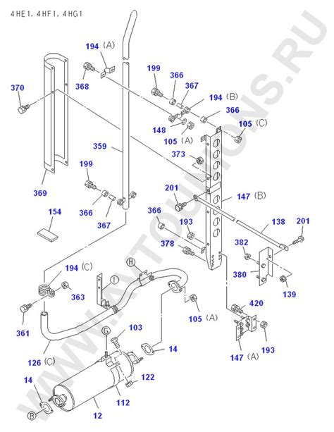 On-line каталоги запчастей по грузовикам (Исузу) Isuzu nqr75: 1-50 ...