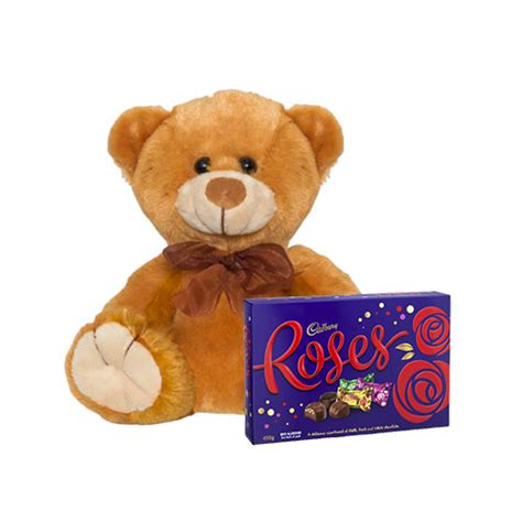Inch Brown Teddy With Cadbury Chocolate Box Free Shipping Gifts